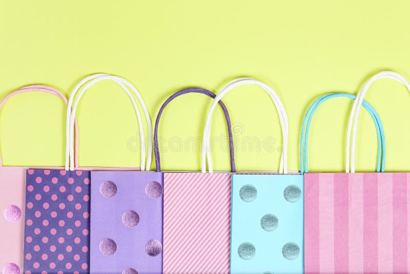 Shopping bags collection stock image. Image of commerce - 113558827