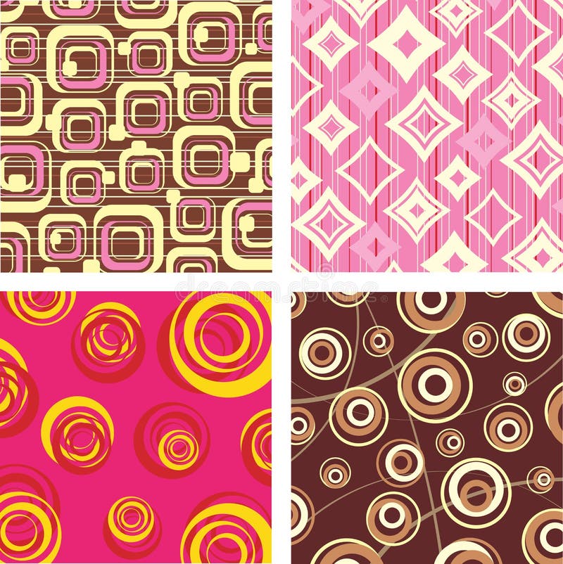 Set backgrounds.Vector. stock vector. Illustration of grunge - 6797699