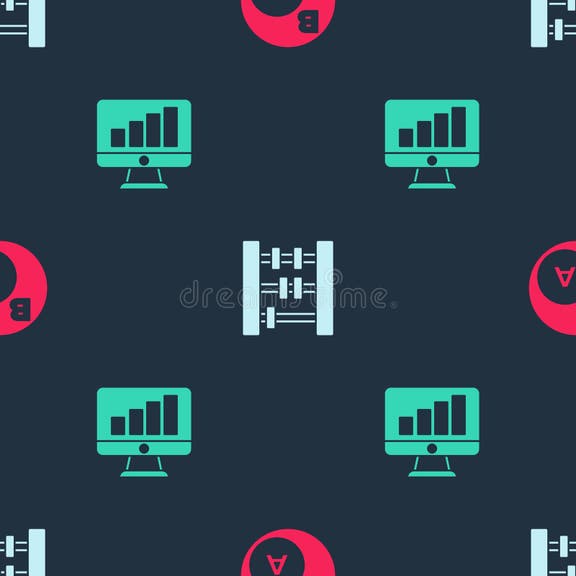 Set Subsets, Math, a is Subset of B, Abacus and Computer Monitor with ...