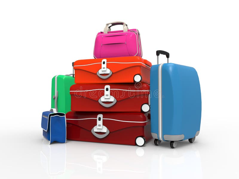 Vacation suitcase stock vector. Illustration of clipart - 32071945