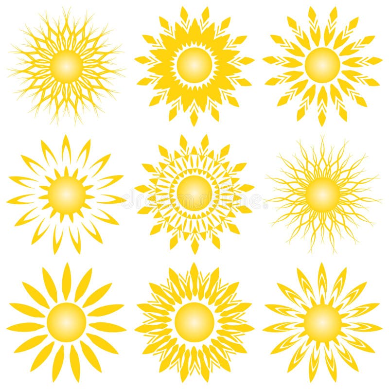 Abstract Sun. stock vector. Illustration of star, sign - 13602076