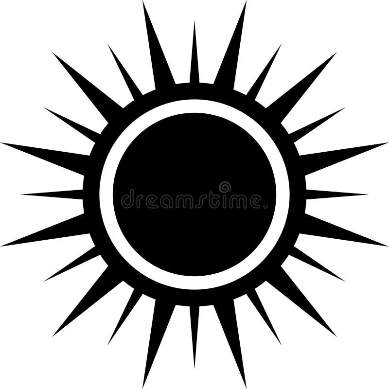 Set of sun icons vector stock vector. Illustration of isolated - 317579501