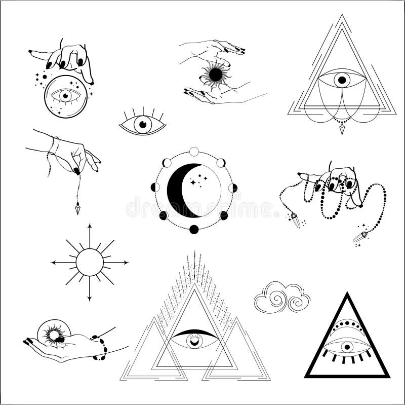 Alchemy Moon Sun Stock Illustrations – 5,690 Alchemy Moon Sun Stock ...