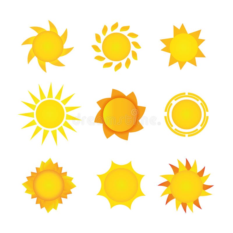 Sun set stock vector. Illustration of abstract, activity - 29816627