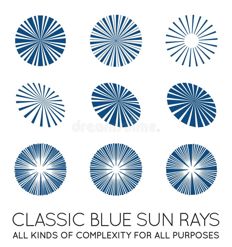 Trendy Classic Blue Color. Vector Minimal Graphic Stock Vector ...