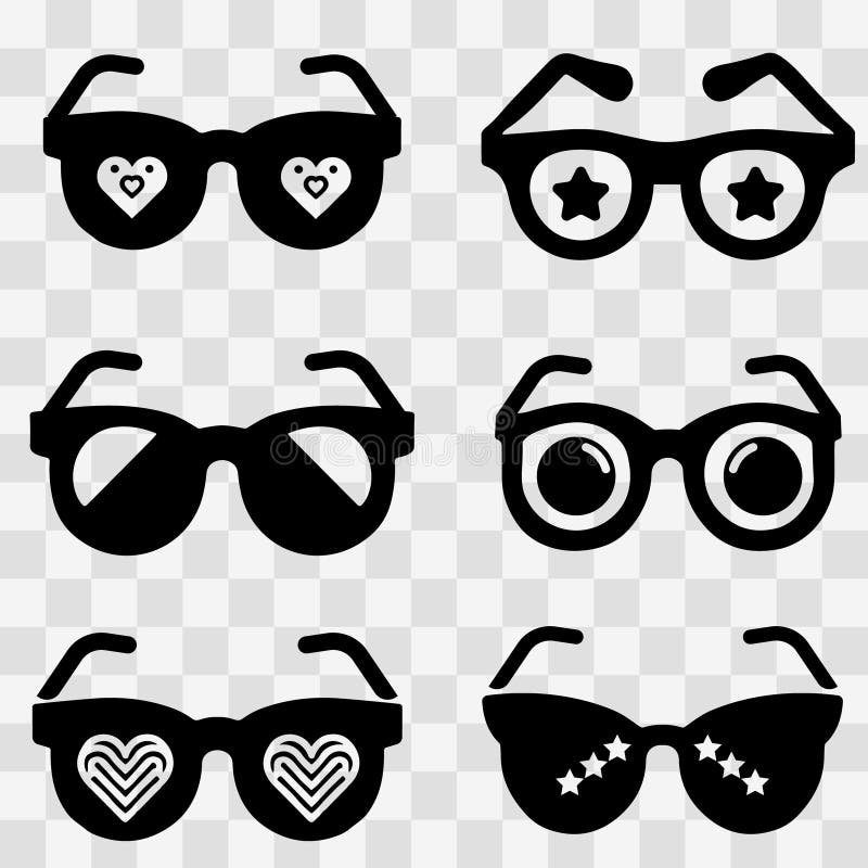A Set Of Sunglass Vector Icons Illustration Stock Vector Illustration Of Trendy Design 304872164