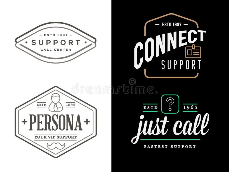 Set of Support Contact Center Service Elements and Assistance Support ...