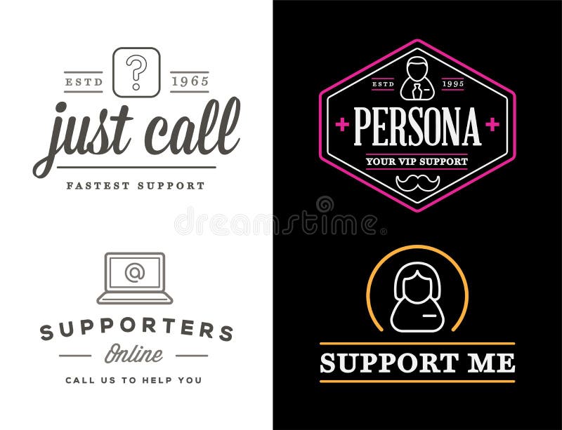 Set of Support Contact Center Service Elements and Assistance Support ...