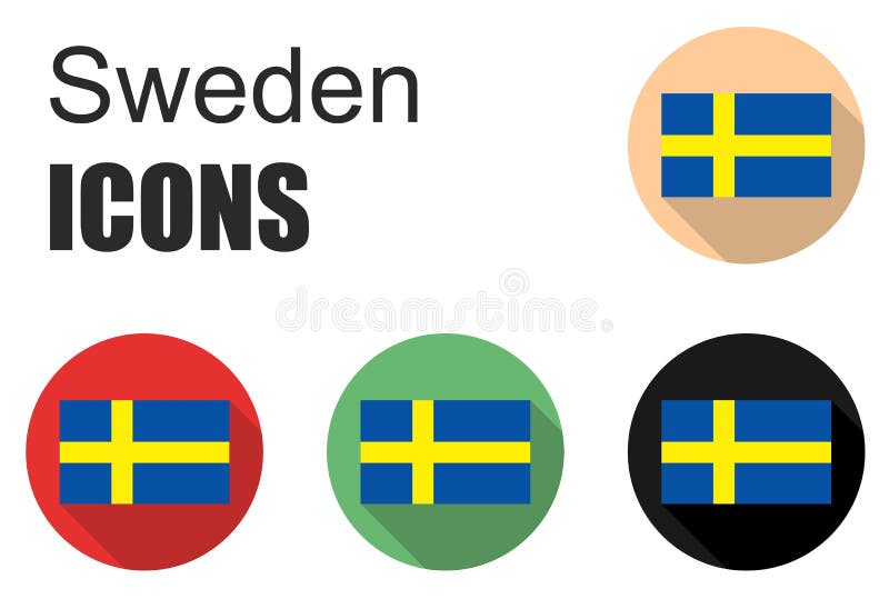 Set sweden icons stock illustration. Illustration of graphic - 58128439