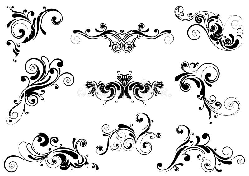Swirl design stock vector. Illustration of decorative - 26645544