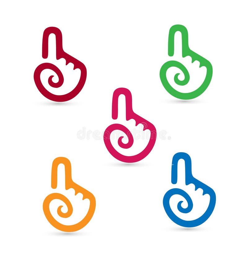Swirl hands stock vector. Illustration of child, artistic - 26930554