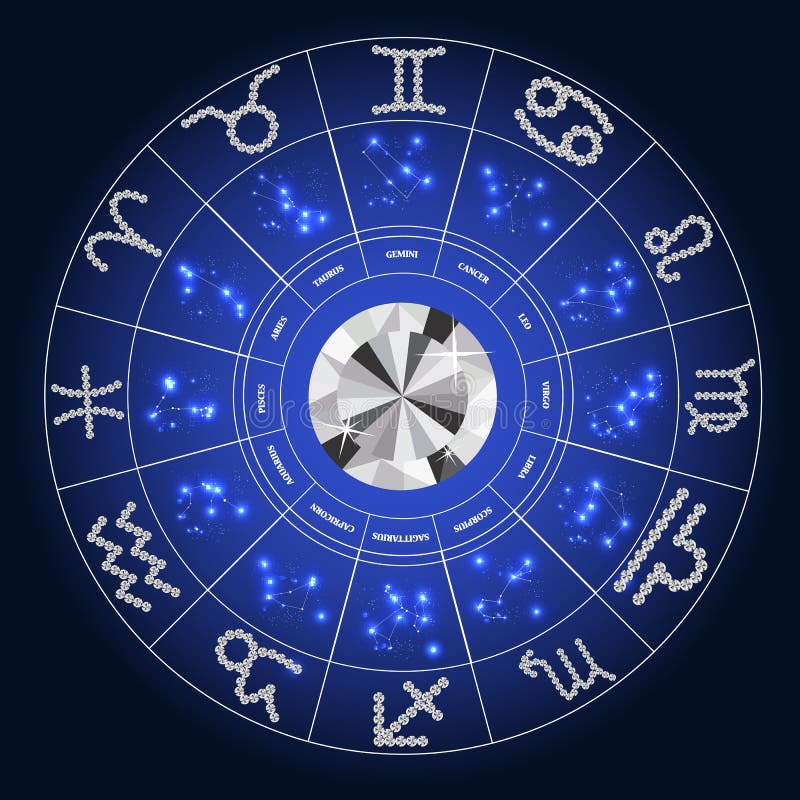 Diamond Virgo Symbol stock vector. Illustration of radiance - 35279214