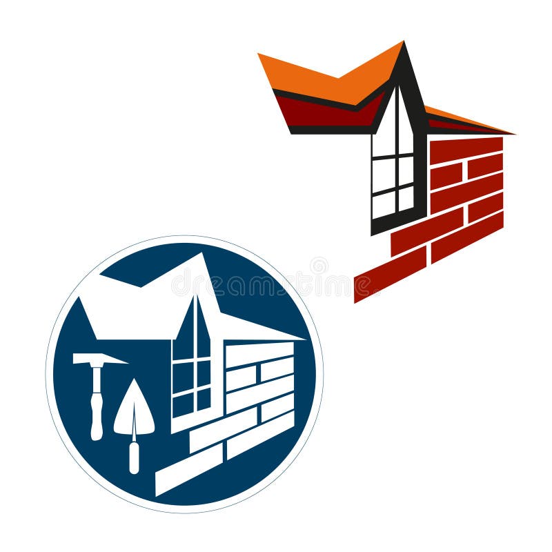 Set of Symbols for Construction Stock Vector - Illustration of business ...