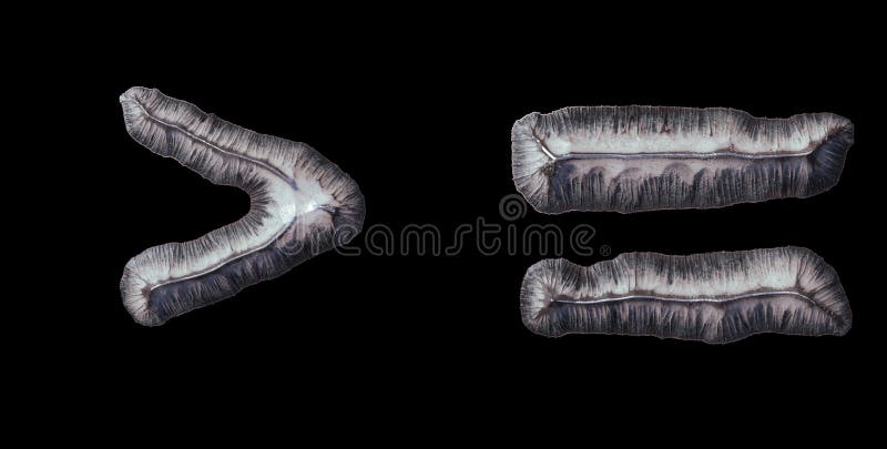 Set of Symbols Right Angle Bracket, Left and Right Bracket Made of ...