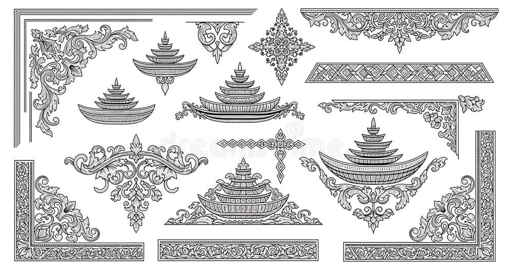 Ornate Symmetric Line Stock Illustrations – 10,597 Ornate Symmetric ...
