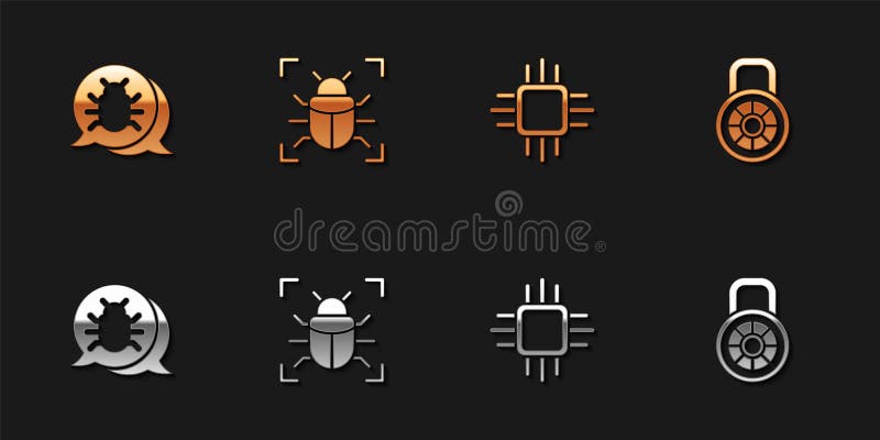 Set System Bug, , Processor with Microcircuits CPU and Safe Combination ... Set System Bug, , Processor with Microcircuits CPU and Safe Combination ...