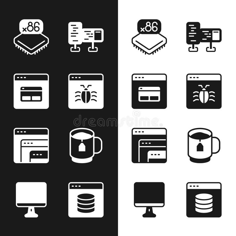 Set System Bug, Search Engine, Processor with Microcircuits CPU ... Set System Bug, Search Engine, Processor with Microcircuits CPU ...