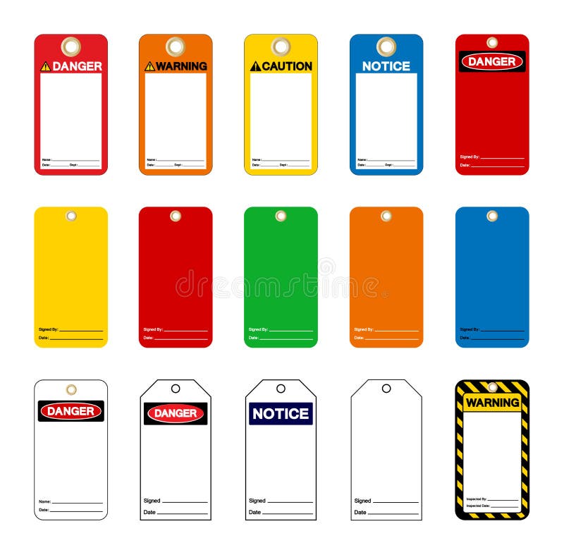 Set of Tag Label Factory Symbol Sign ,Vector Illustration, Isolate on ...