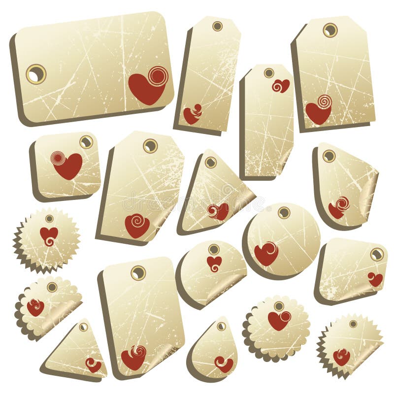 Set of tags stock vector. Illustration of backdrop, sign - 22947301