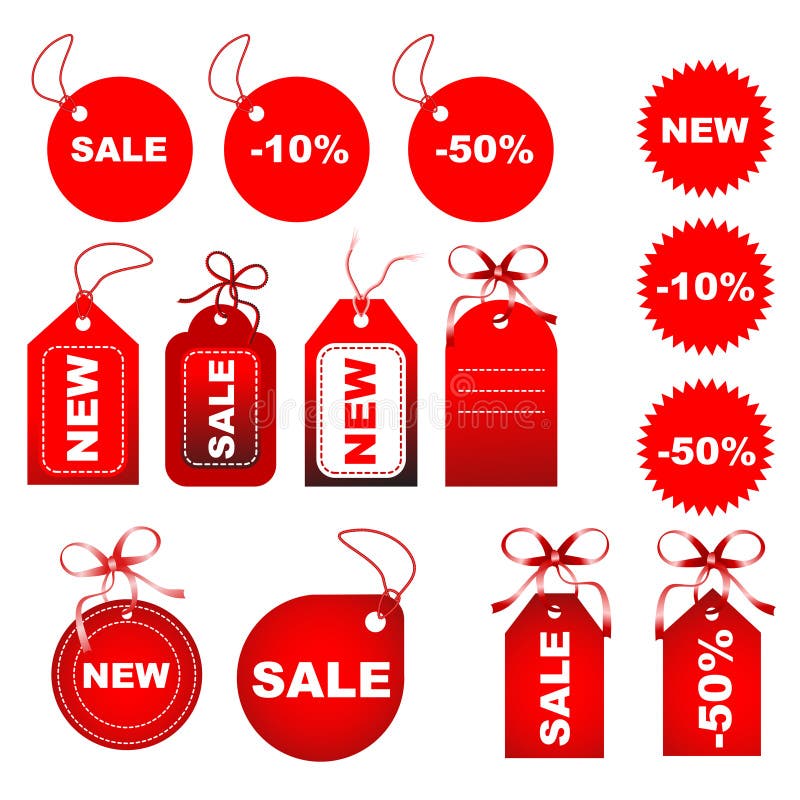 Euro price tag stock vector. Illustration of purchase - 4789002