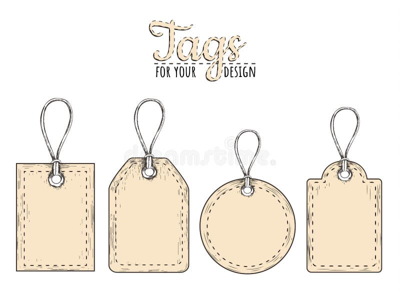 Set of tags. stock vector. Illustration of collection - 108322988