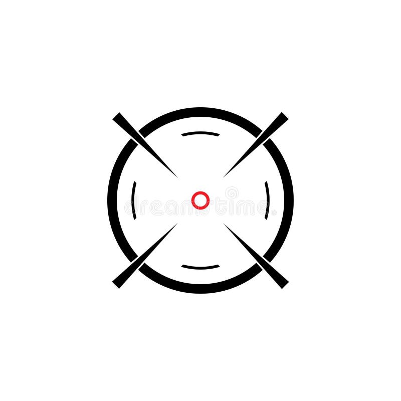 Set of target icon stock vector. Illustration of concentric - 156893210