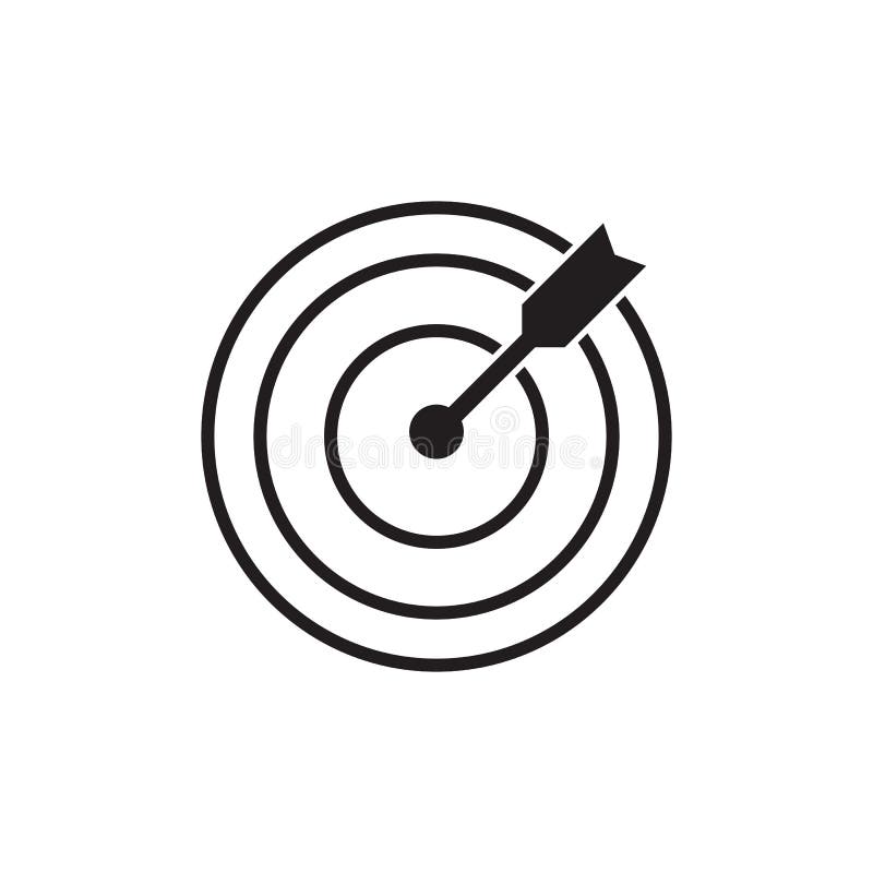 Set of target icon stock vector. Illustration of design - 154755381