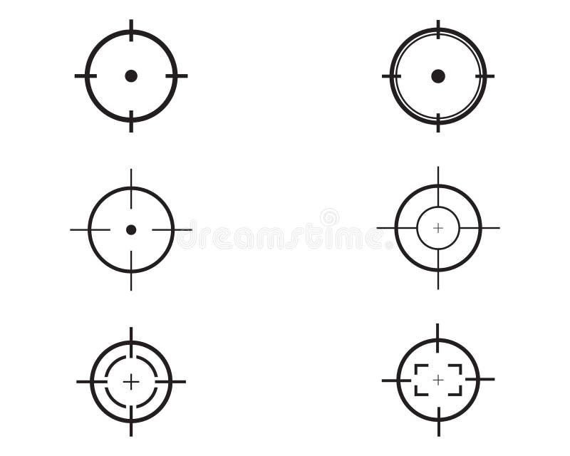 Set of Target Icons, Arrow Vector Illustration Stock Vector ...