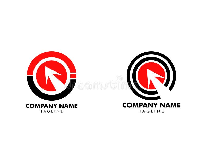 Set of Target logo design stock vector. Illustration of round - 143361699