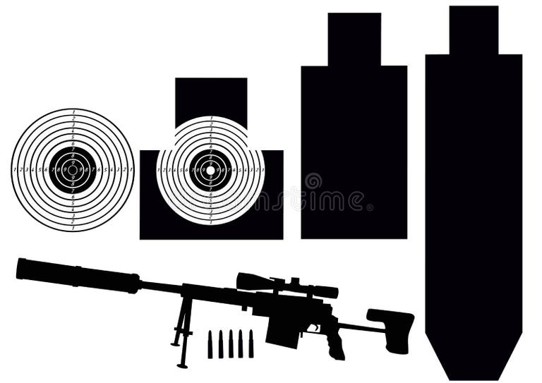 Rifle Targets Stock Illustrations – 374 Rifle Targets Stock ...