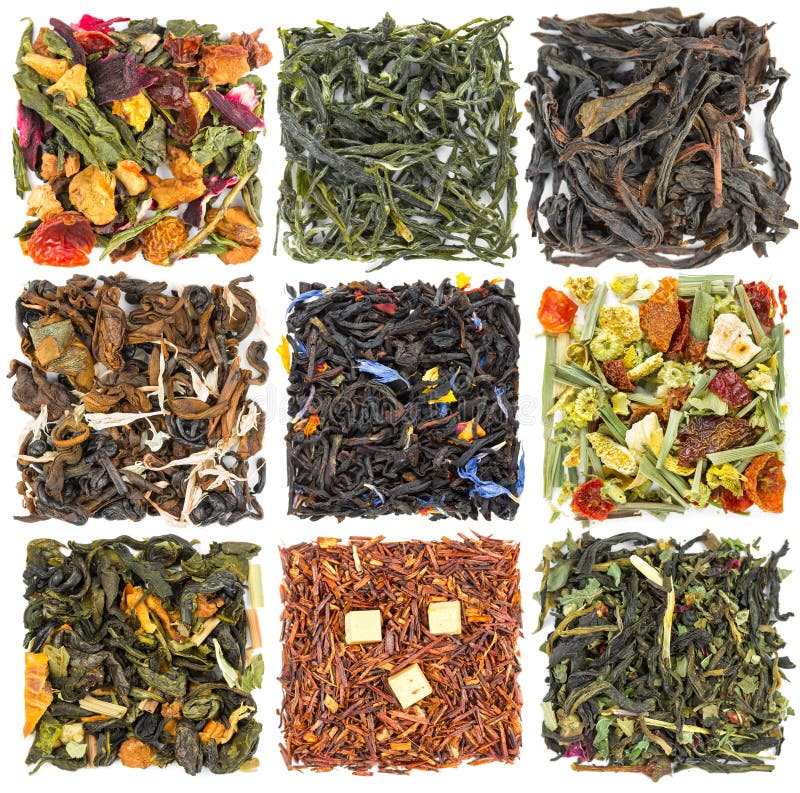 Set of tea with additives stock photo. Image of chinese - 37647530