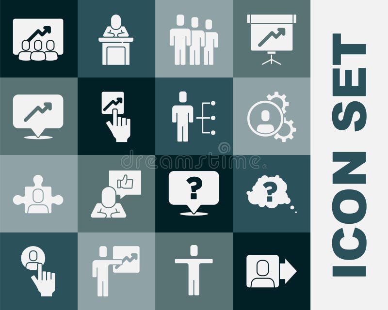 Set Team Leader, Question Mark, Head Hunting, Users Group, Graph ...