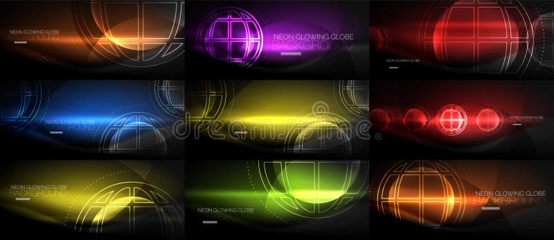 Techno earth stock vector. Illustration of global, detect - 98712926