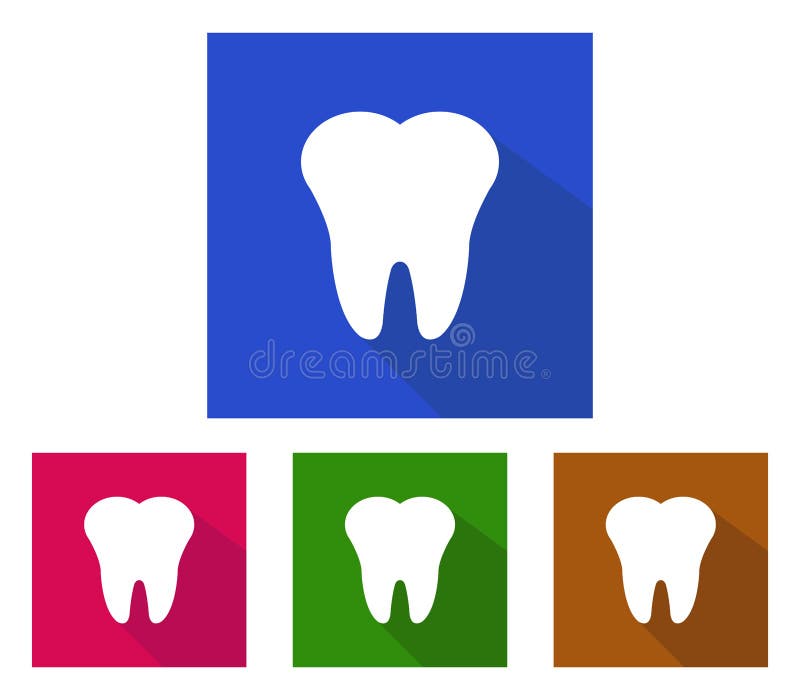 Set of teeth icons stock illustration. Illustration of icon - 79008320