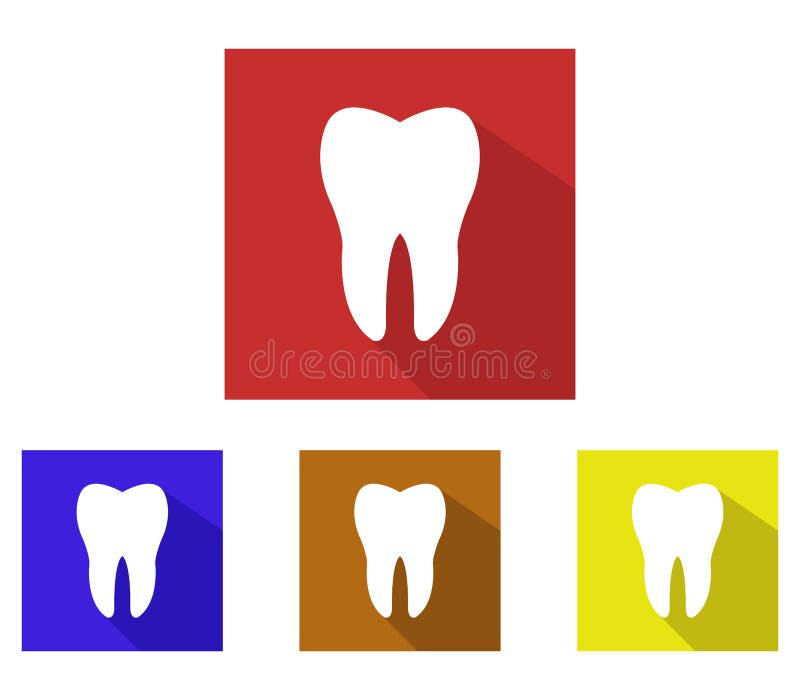 Set of teeth icons stock illustration. Illustration of tooth - 79010573