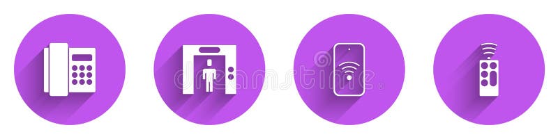 Set Telephone Handset, Lift, Mobile with Wi-fi Wireless and Remote ...