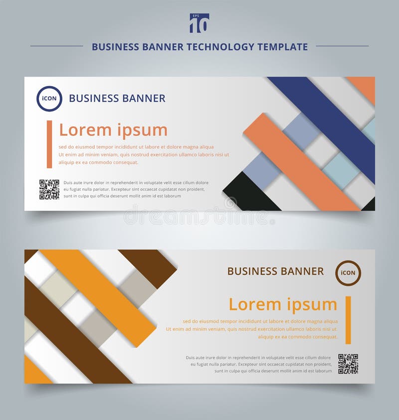 Set of Template Abstract Geometric Colorful Background with Square ...