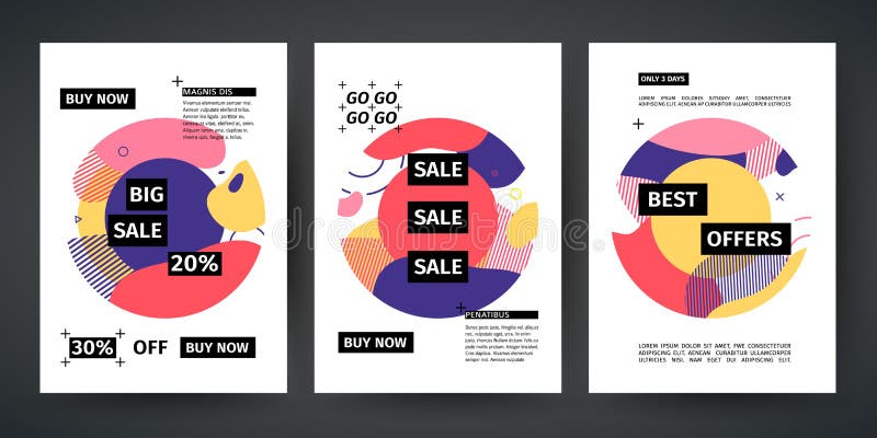 Set Template Design of Sale and Offer Banner. Abstract Modern Graphic ...