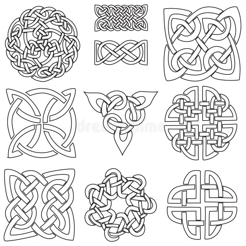 Celtic symbols stock vector. Illustration of abstract - 29899590