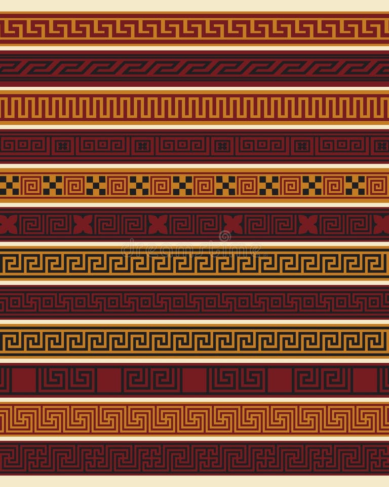 Greek Borders Collection Stock Illustrations – 476 Greek Borders ...