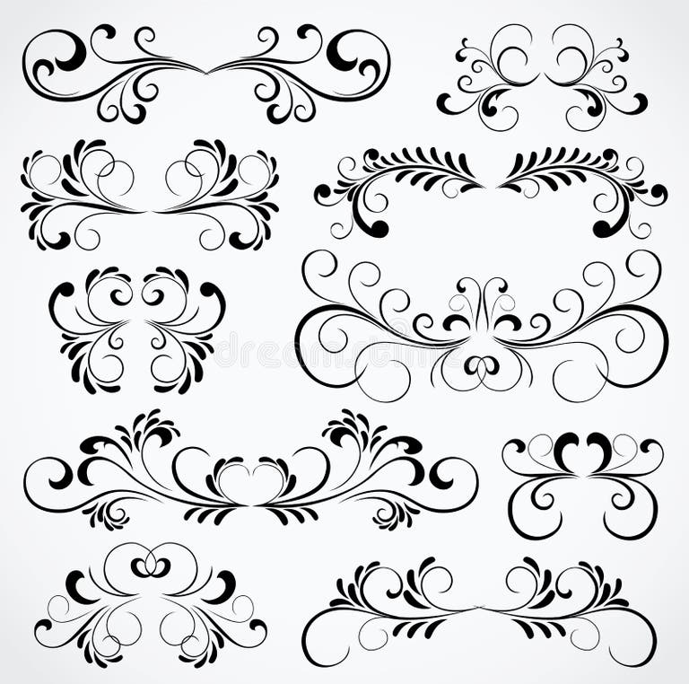 Fancy Curve Elements Stock Illustrations – 1,628 Fancy Curve Elements ...