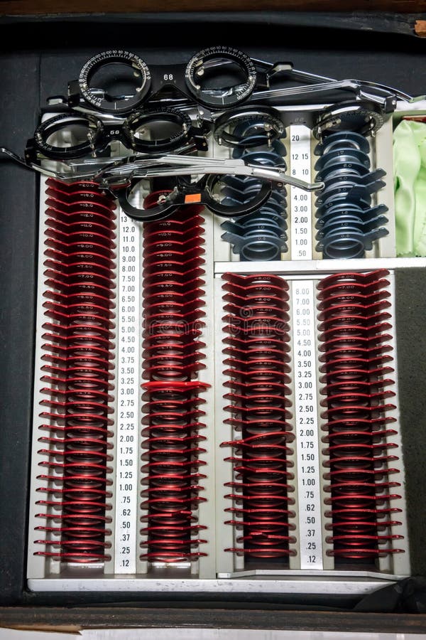 A Set of Test Eyeglass Lenses Means for Diagnostics and Correction of ...