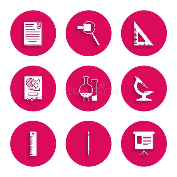 Set Test Tube and Flask Chemical Laboratory Test, Schedule, Chart ...