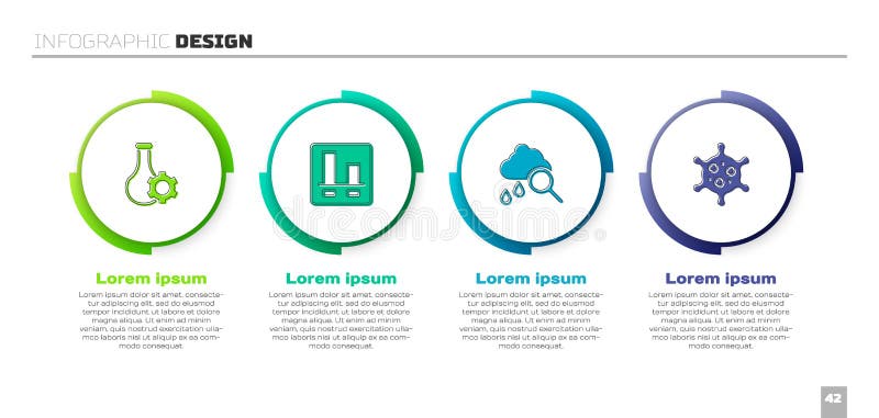 Tube Bar Graph Chart Statistic Data Infographic Template Stock Vector ...