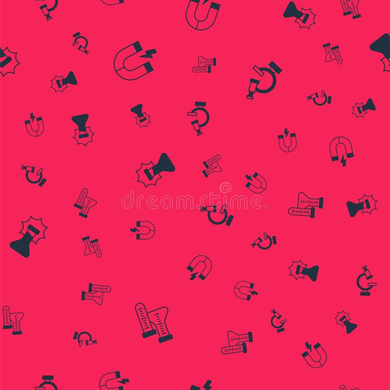 Set Test Tube, Magnet, Explosion in the Flask and Microscope on ...