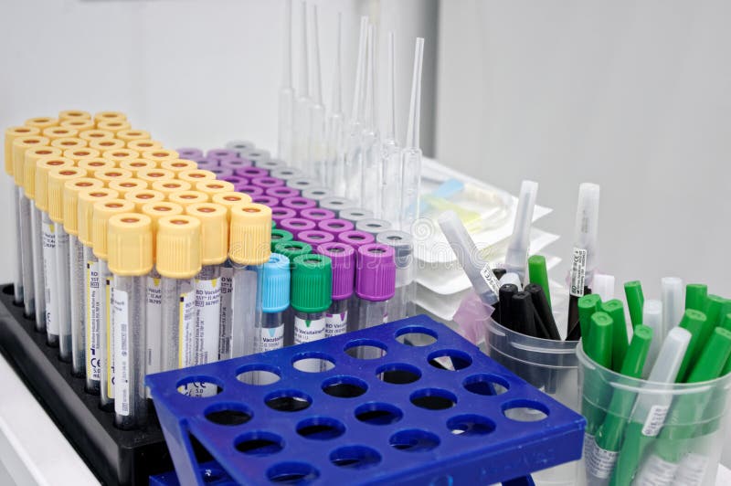 Tubes for blood samples stock image. Image of laboratory - 372159401