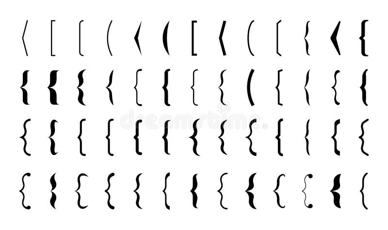 Set of Text Brackets. Bracket Icon. Quote Box Frame. Texting Quote and Brackets Boxes. Quotation ...