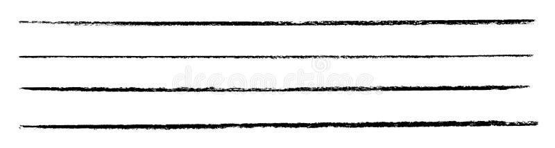 Set of Textured Horizontal Lines Stock Illustration - Illustration of ...