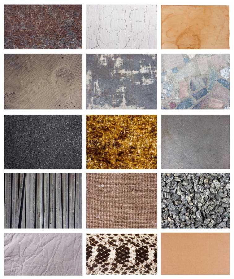 Set of textures stock photo. Image of rumpled, material - 25787350