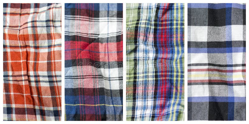 Set of Textures of Fabrics in a Cage Stock Photo - Image of structure ...